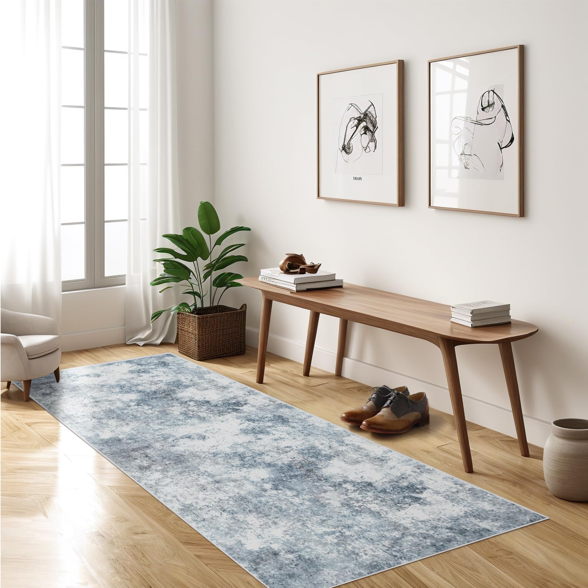 Deerly 2x6 Laundry Room Rug Runner, Thin Runner Rugs for Hallway ...