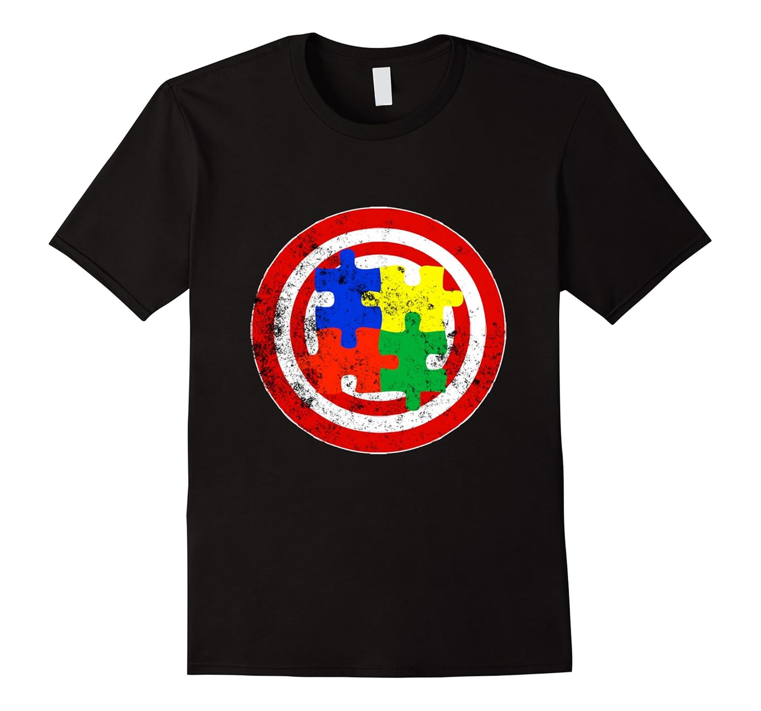 Autism Awareness TShirt Captain Autism Puzzle Piece Shirt-CL – Colamaga