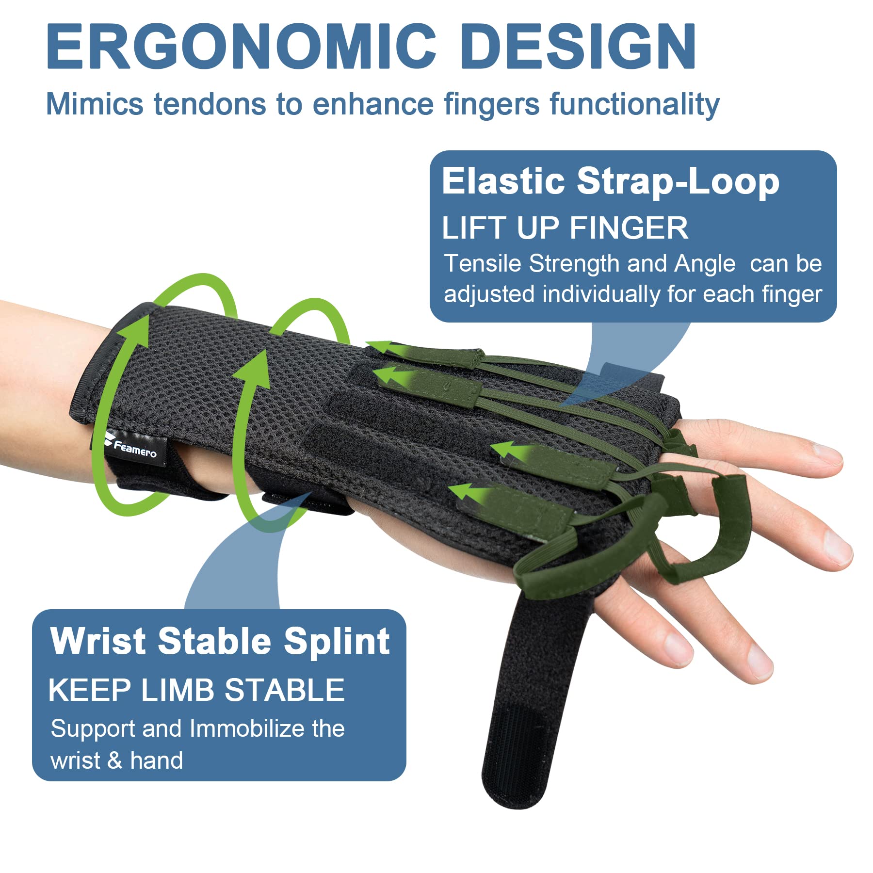 Mua Feamero Radial Nerve Palsy Splint, Adjustable Finger Extension ...