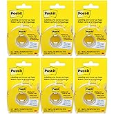 Amazon.com : Post-it : Removable Cover-Up Tape, Non-Refillable, 1" x ...