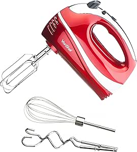 Amazon.com: VonShef Professional 250W Hand Mixer Whisk With Chrome ...