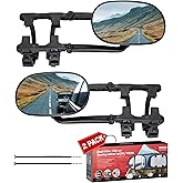 Amazon.com: MirroGuard Extended Towing Mirrors, Universal Clip-On Side ...