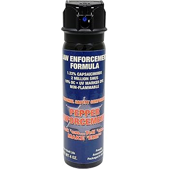 Amazon.com : Pepper Enforcement (Pack of 4) 2 oz. Fogger Police Grade ...