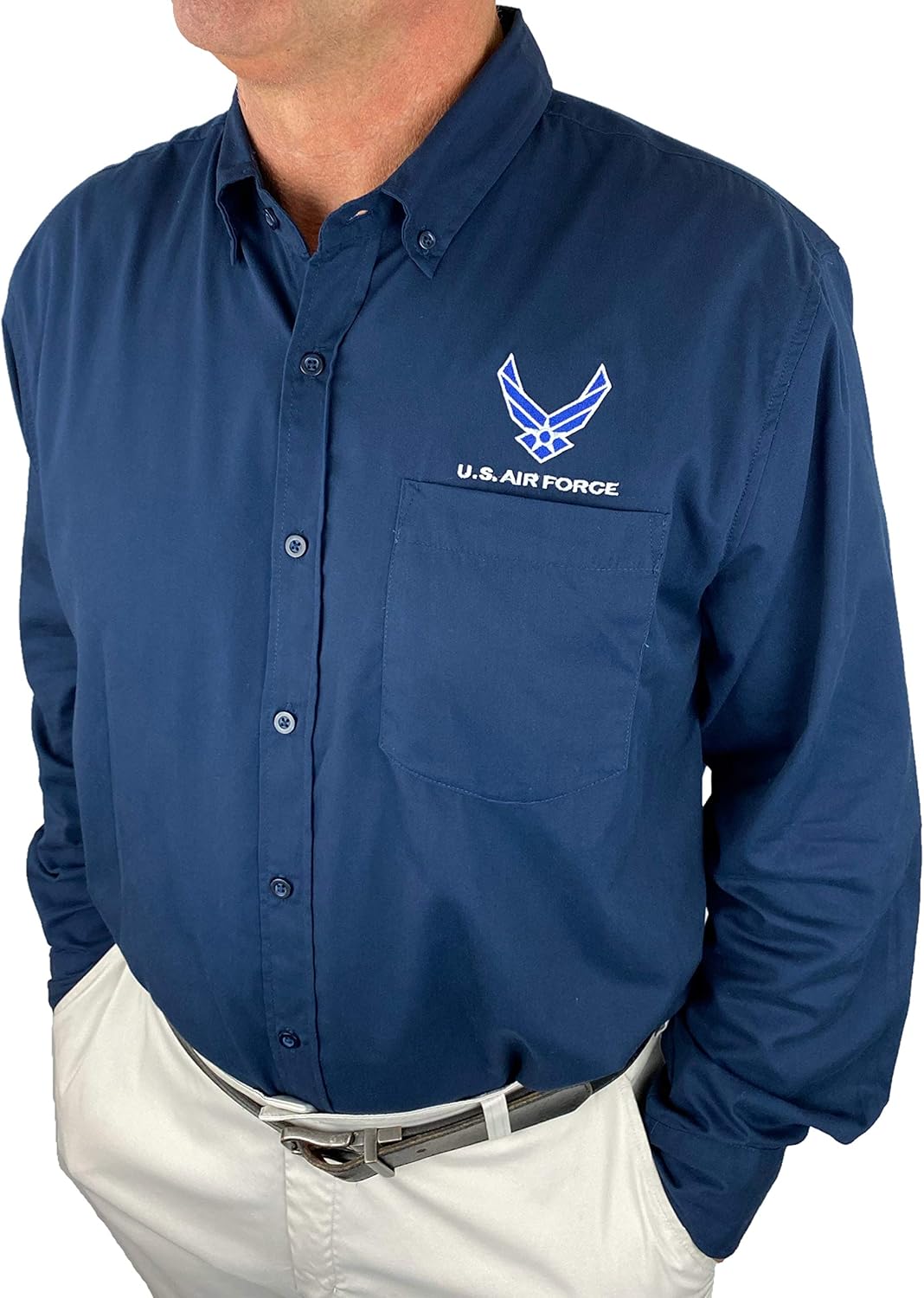 US Air Force Dress Shirt Made in USA at Amazon Men’s Clothing store