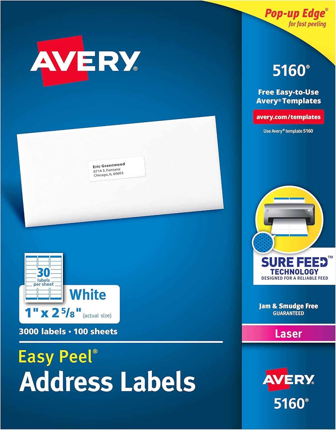 5160 Downloadable Avery Templates How To Create Your Own Label 