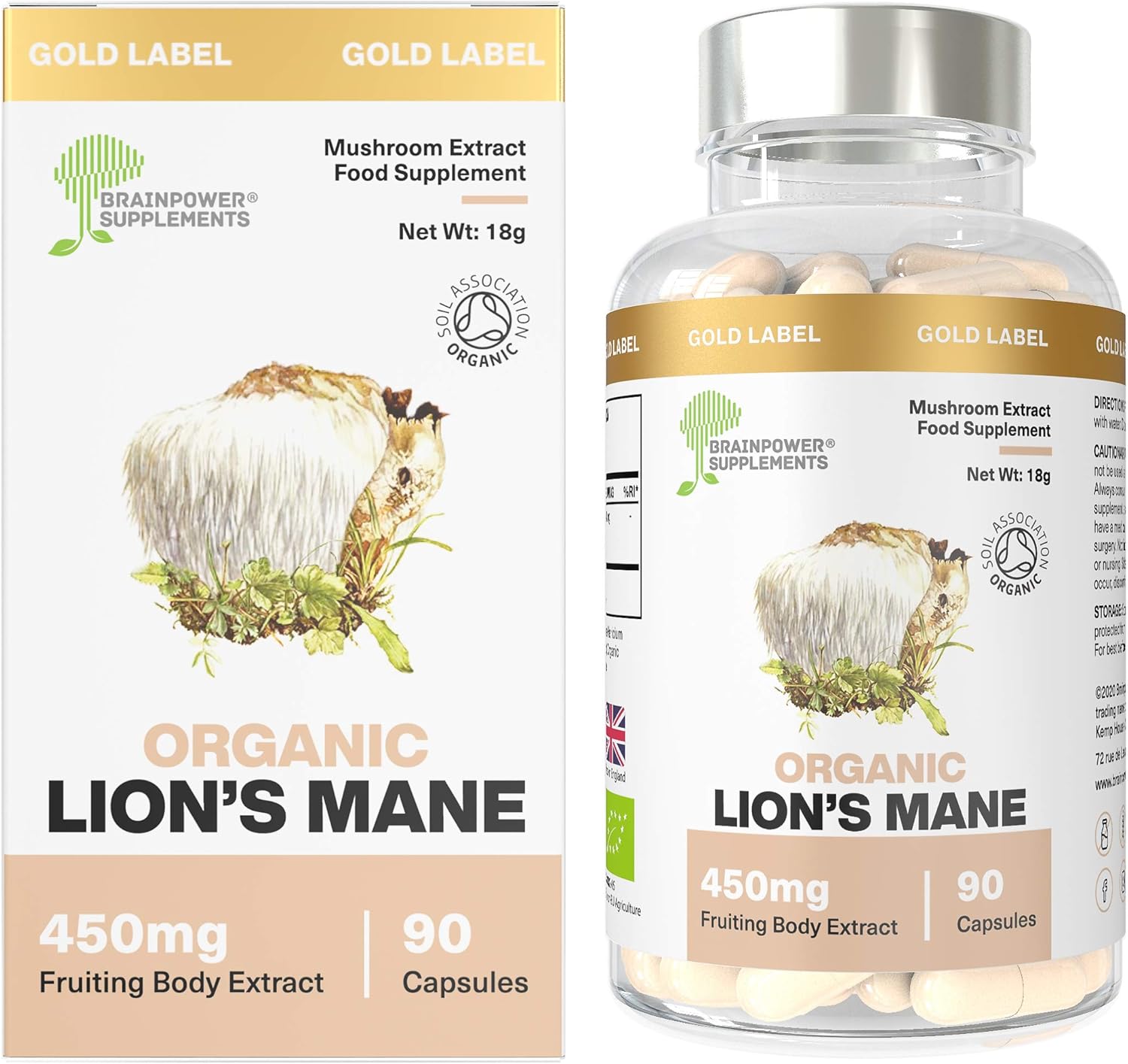 Organic Lion’s Mane Mushroom | Nammex® Whole Fruiting Body | 50% ...