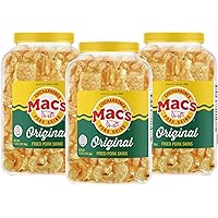 Amazon.com: Mac's Original Pork Skin Canisters, Organic, Gluten Free ...