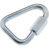 Amazon.com : PETZL P11 8BN Delta Triangular Steel Quick Link, 8 mm ...