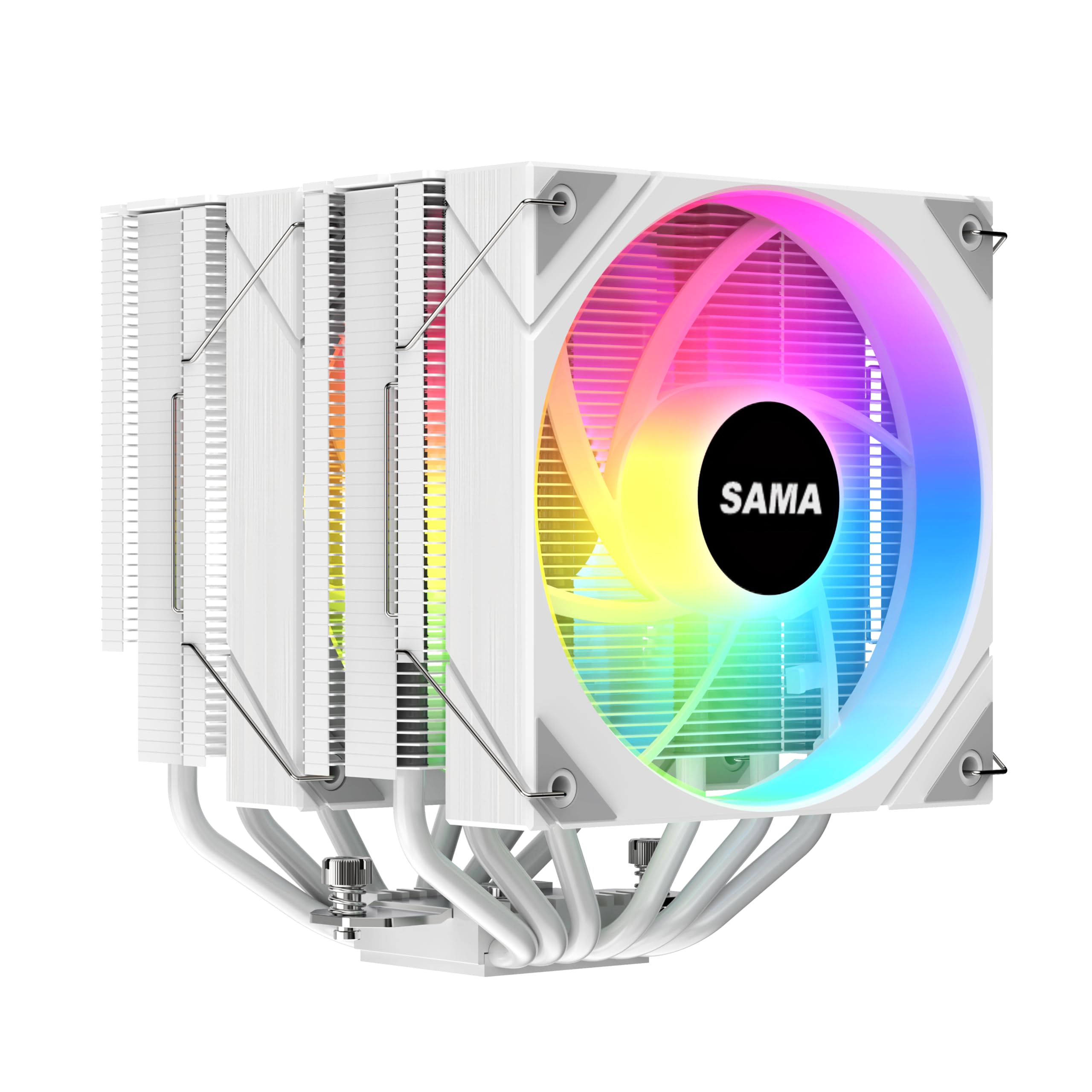 Mua SAMA 6PDW ARGB CPU Air Cooler 120mm Cooling Fan Addressable RGB ...