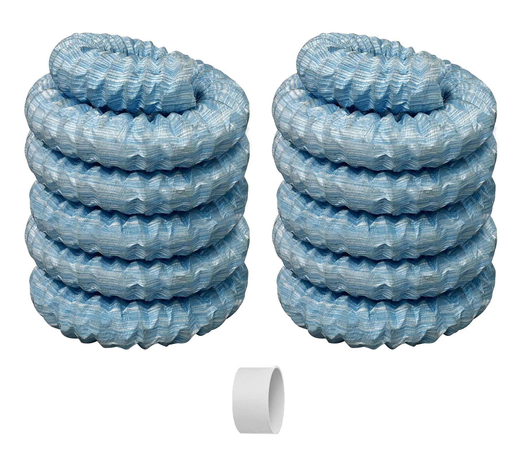 Natotela Soft Infiltration French Drain Pipe-2 Pack 4in By 25ft Non ...