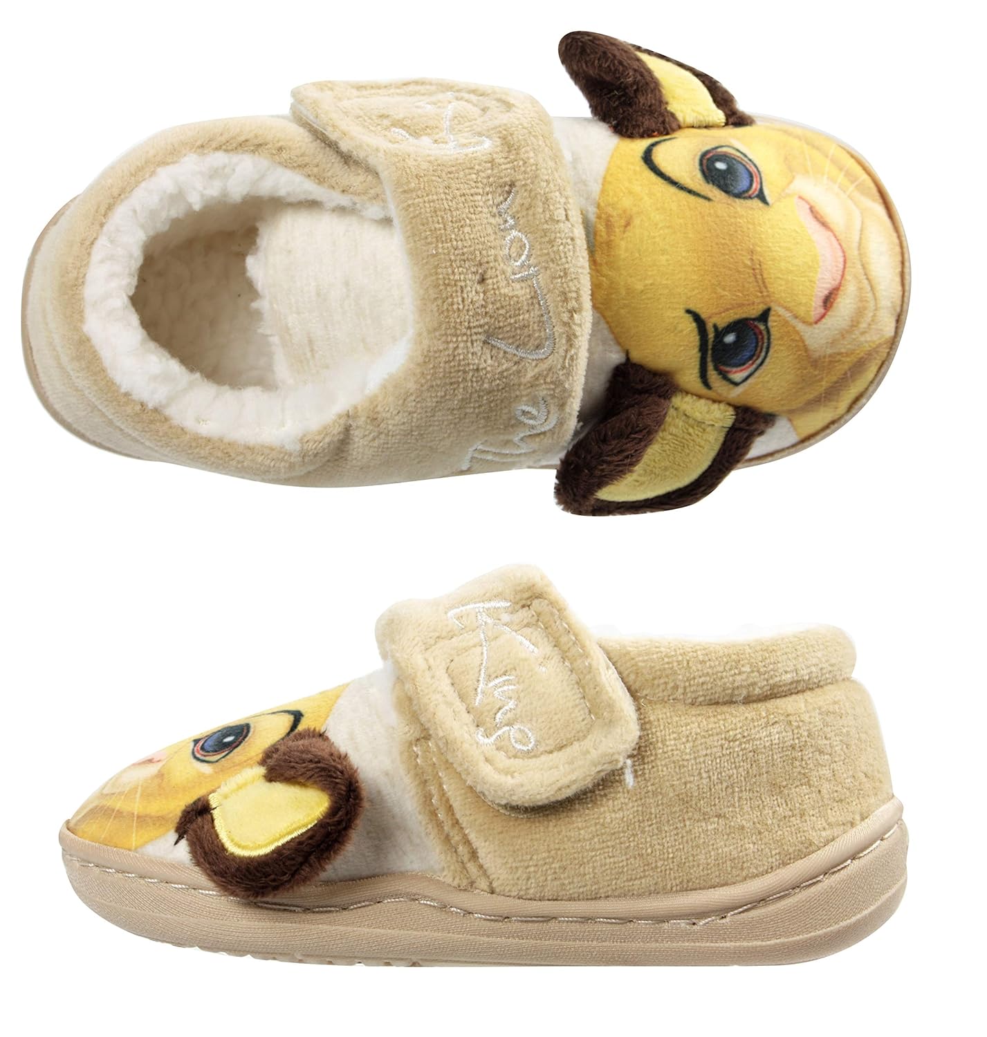 Boys' Shoes Lion King Boys/Kids Slippers Disneys Simba Slip On Touch ...