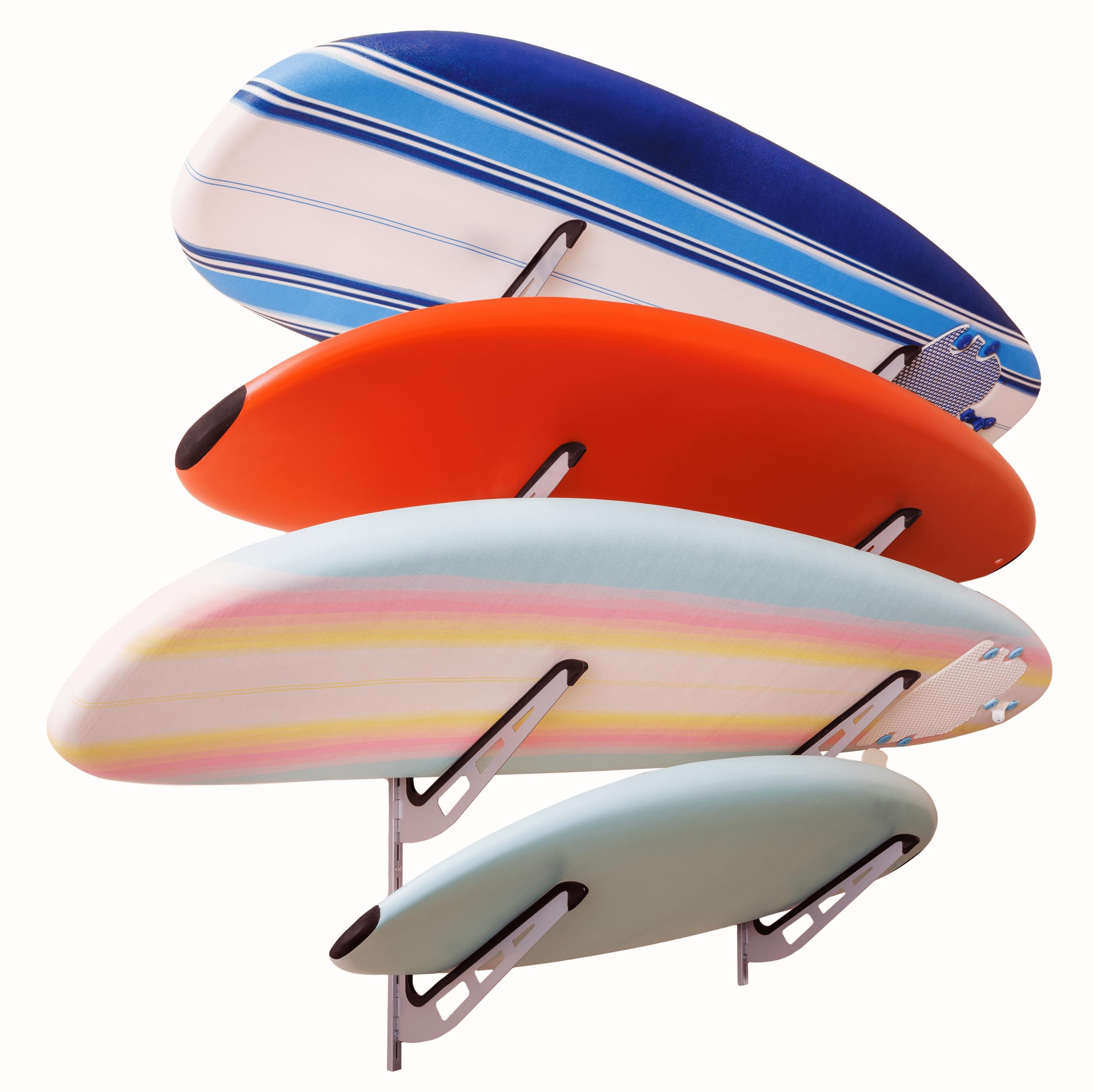 Mua Surfboard Wall Rack | 4-Tier Horizontal Surf Board Rack | Anti-Sway ...