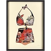 Amazon.com: Empire Art Direct Crane Dimensional Collage Handmade by ...