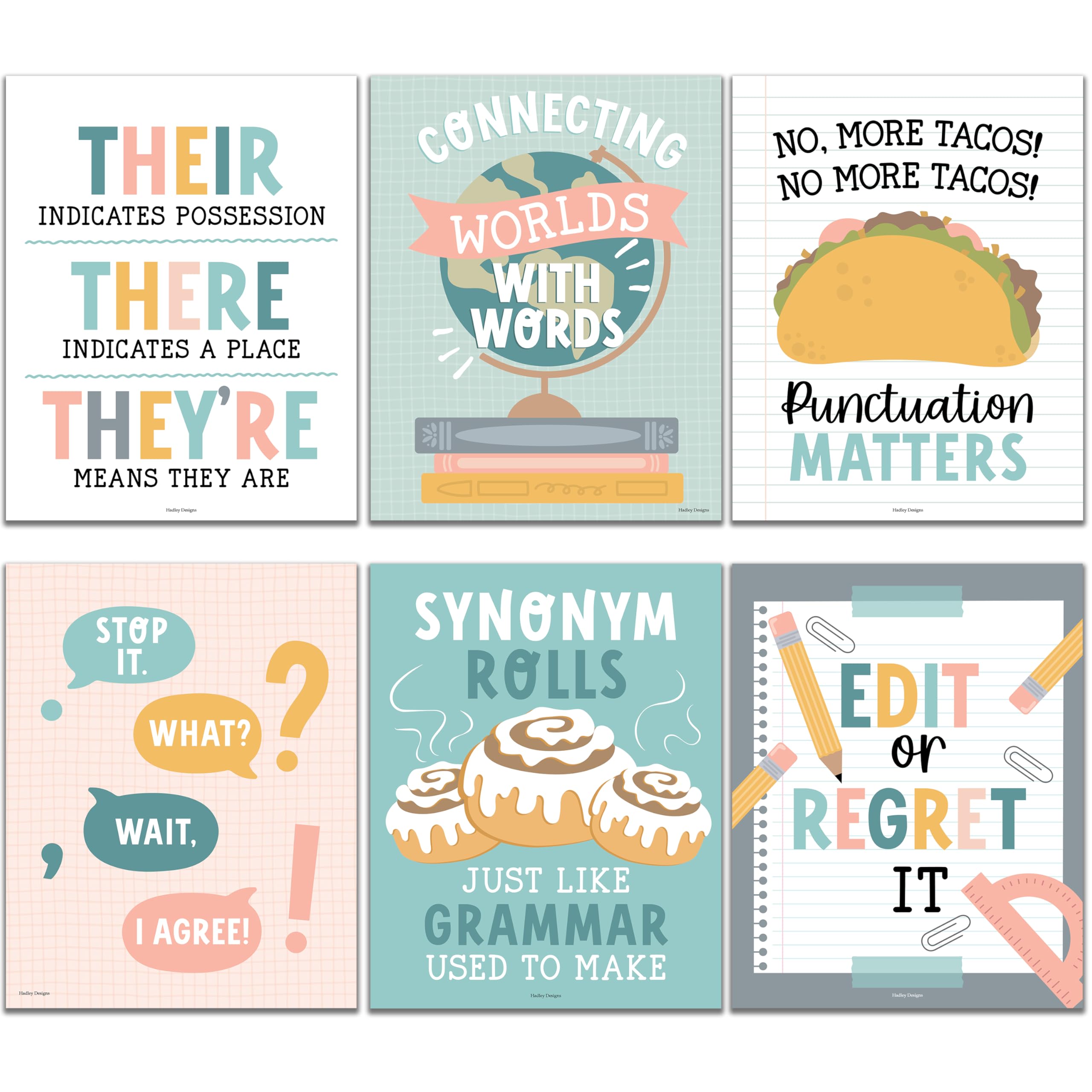 Mua Hadley Designs ELA Posters for High School Classroom - English ...