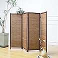 Amazon.com - Furnnylane 4 Panel Room Divider Short Folding Screen ...