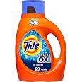 Amazon.com: Tide Ultra Oxi Liquid Laundry Detergent, 29 loads, 46 fl oz ...