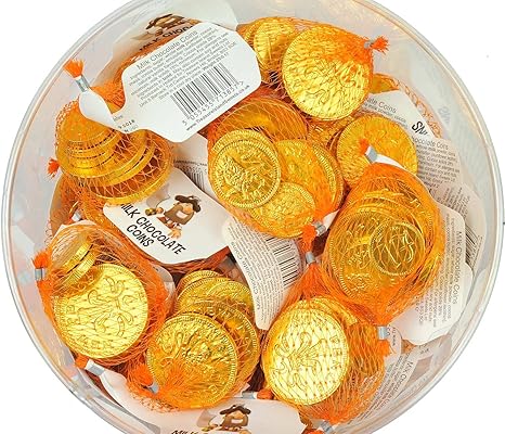 Chocolate Coins Bulk Buy - Box Of 60: Amazon.co.uk: Grocery
