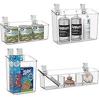 Amazon.com: vacane Plastic Over Cabinet Door Organizer with Removable ...