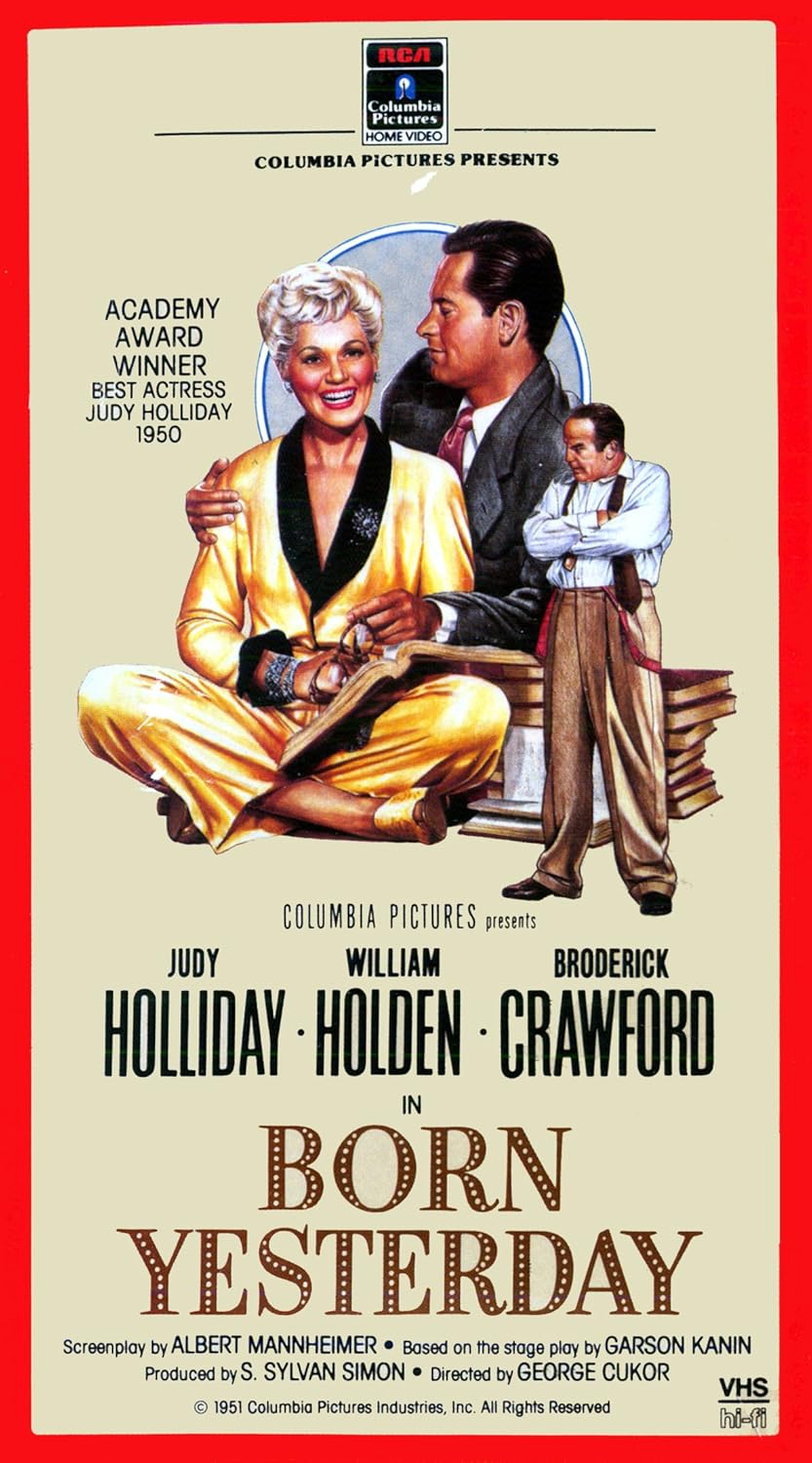Amazon.com: Born Yesterday [VHS]: Judy Holliday, William Holden ...