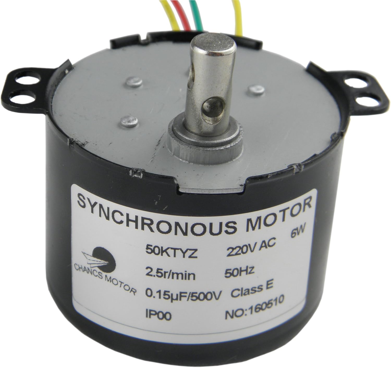CHANCS 50KTYZ 220V AC 2.5RPM Synchronous Geared Motor Motor 6W 8Kg High ...