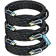 Amazon.com: HDMI Cable 4K Ultra HD 10 Foot (3 Pack) Nylon Braided HDMI ...