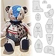 Amazon.com: 10 Pcs Memory Bear Patterns for Easy Sewing Template ...