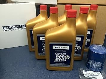 Amazon.com: Genuine SUBARU Forester Outback Impreza Oil Change Kit ...