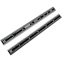 Benchmark Tools 466606 Flexible 6 Inch 5R Machinist Rule with 1/10, 1/ ...