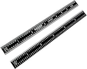 Benchmark Tools 466583 Flexible 6 Inch 5R Machinist Rule with 1/10, 1/ ...