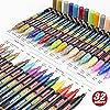 ZEYAR Acrylic Paint Pens, Water based Extra Fine Point, 32 vibrant ...