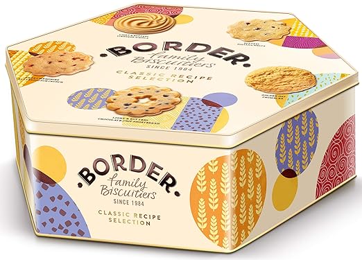Border Biscuit Classic Recipe Selection Gift Box Tin 400 g (Pack of 1 ...