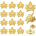 Amazon.com : Tigeen 12 Pcs Year Service Reward Pins Star Enamel Pins Year of Service Award Lapel ...