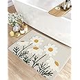 Amazon.com: LUMI Bathroom Rugs, Cute Daisy Flower Bath Mat, Extra Soft ...