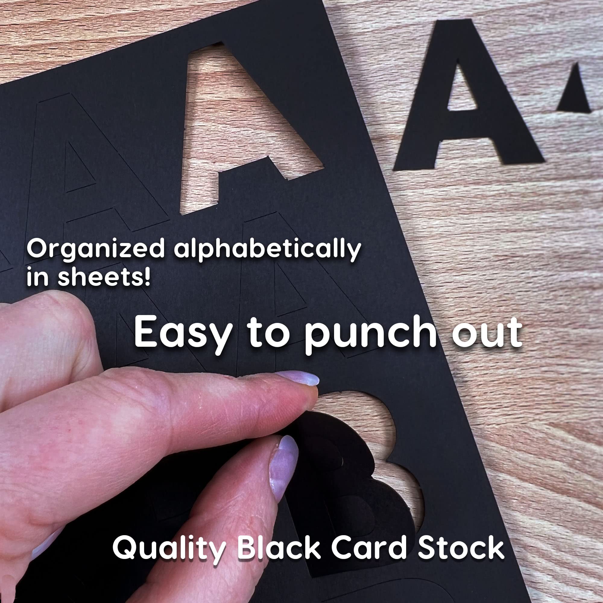 Mua FreshCut Crafts 636 Pcs 1.5 in. Black Bulletin Board Letters ...