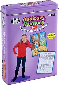 Amazon.com : Super Duper Publications | Auditory Memory for WH ...