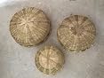Handmade Wooden Basket (Daliya). Set of 3 Piece : Amazon.in: Home & Kitchen