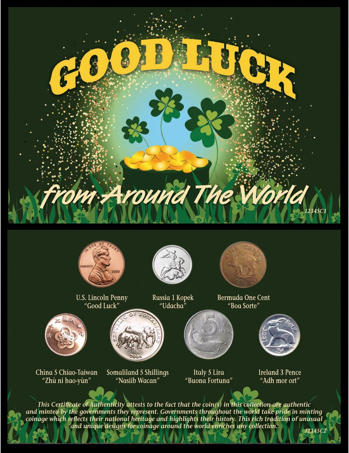 Amazon.com: Good Luck Coin Portfolio: Toys & Games