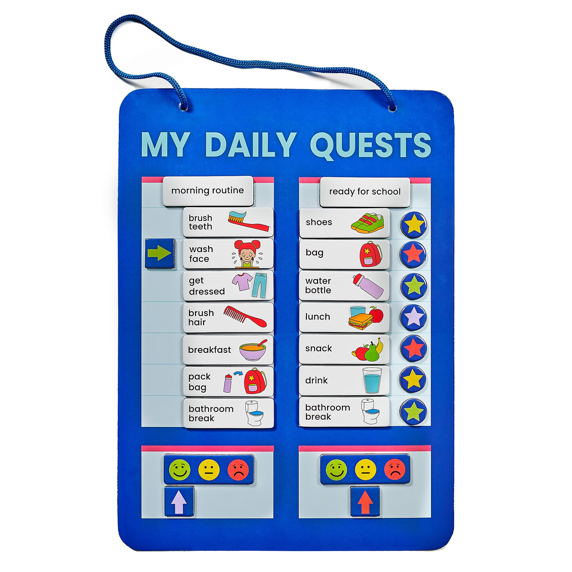 Mua Magnetic Daily Quests - Visual Schedule for Kids - Create Your Own ...