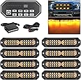 Amazon.com: Led Grille Strobe Lights Amber Controller Panel, 20 Flashing Mode, Surface Mount 12 ...