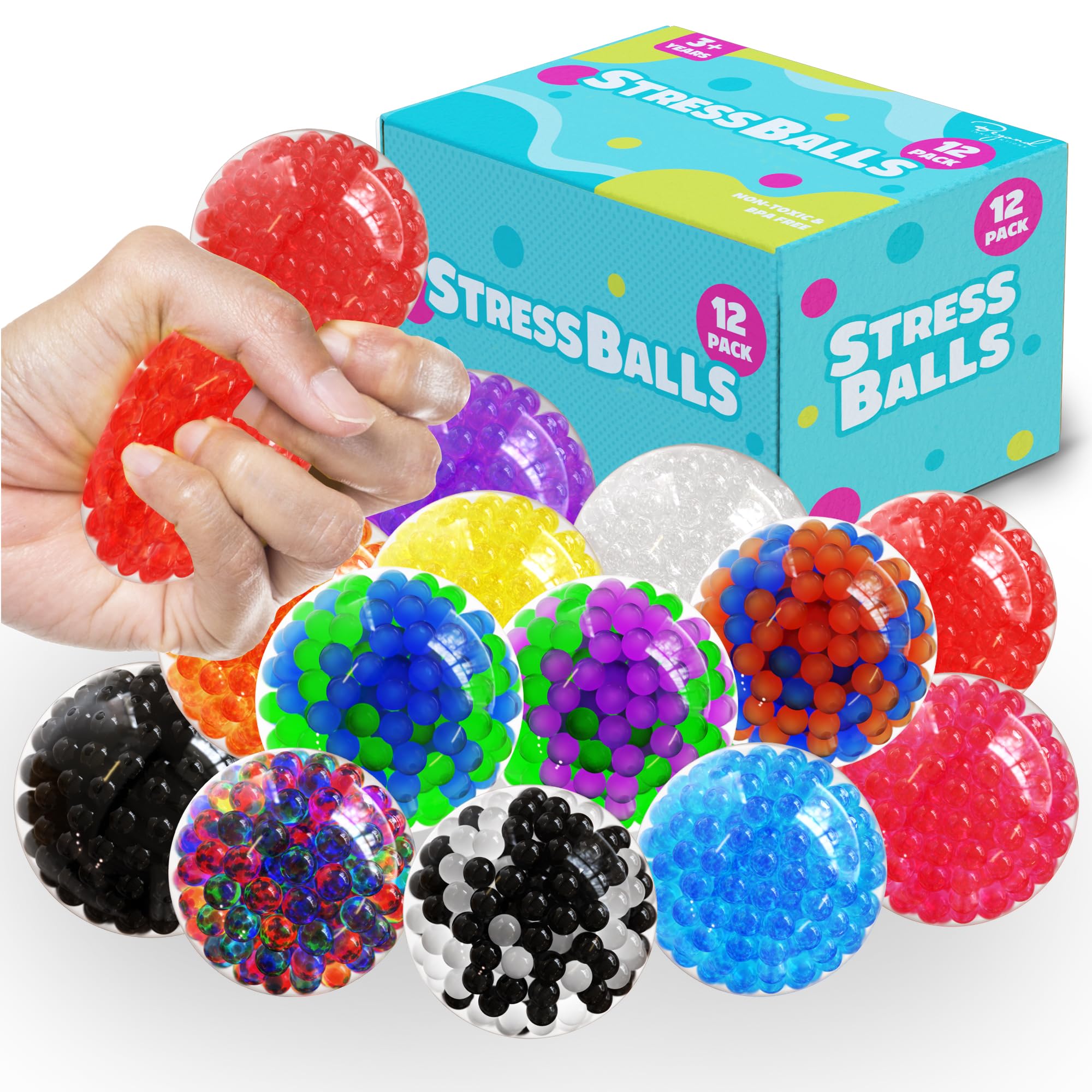 Mua Stress Balls Set - 12 Pack - Stress Balls Fidget Toys for Adults ...