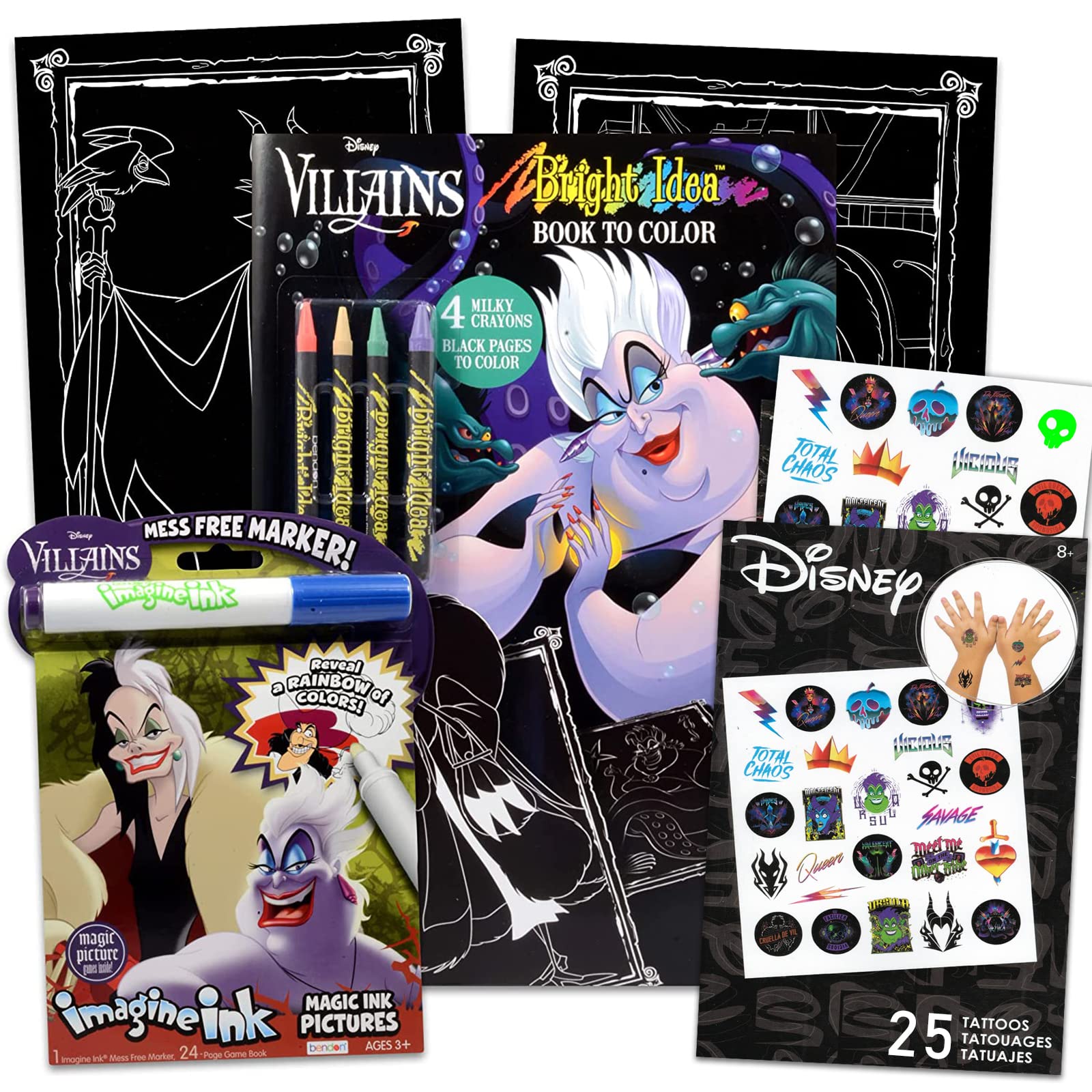 Mua Classic Disney Disney Villains Coloring and Activity Book Set for ...