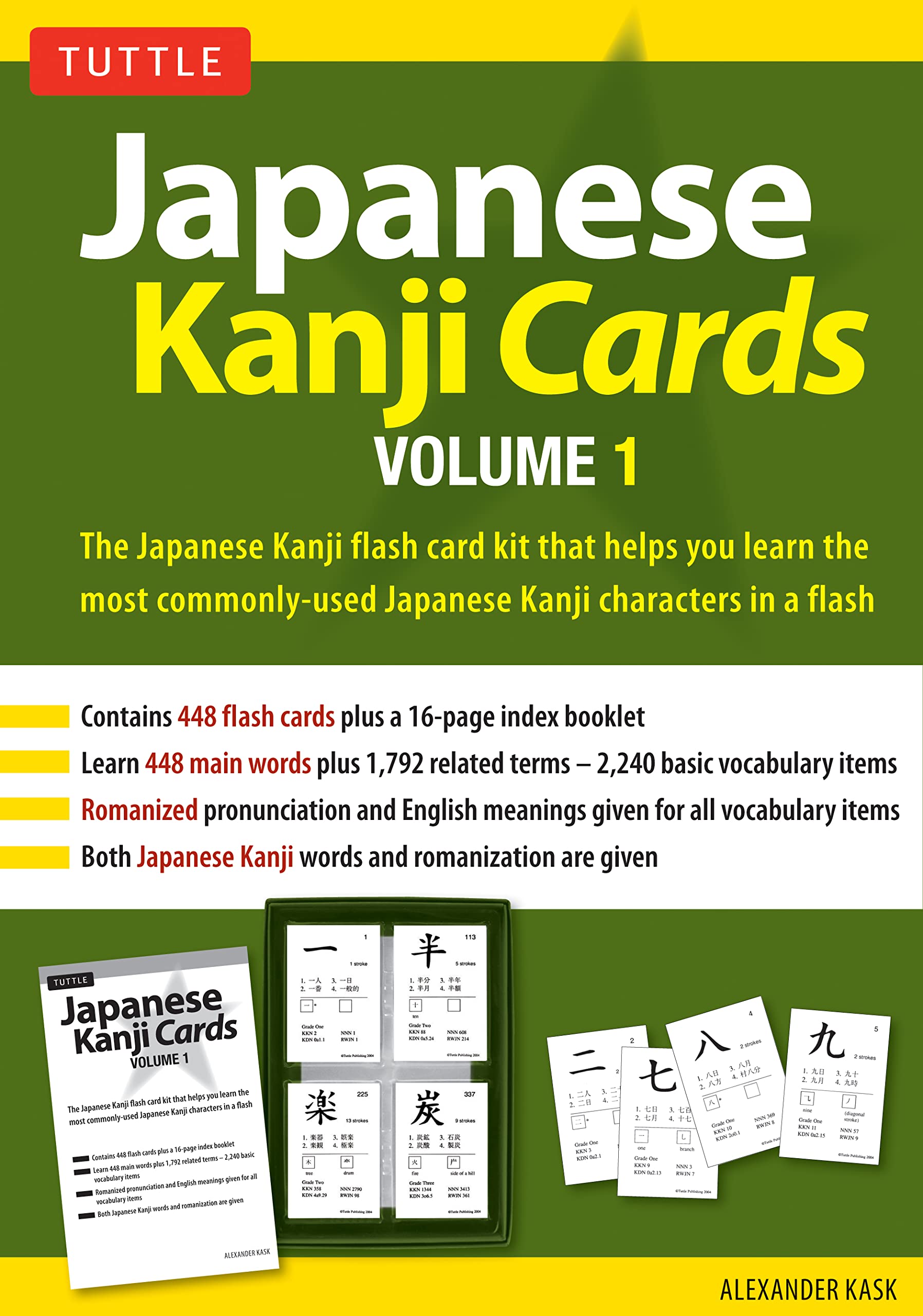 Mua Japanese Kanji Cards Kit Volume 1: Learn 448 Japanese Characters ...