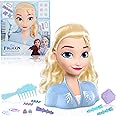Amazon.com: Disney Frozen 2 Elsa Styling Head, 18-Pieces Include Wear ...