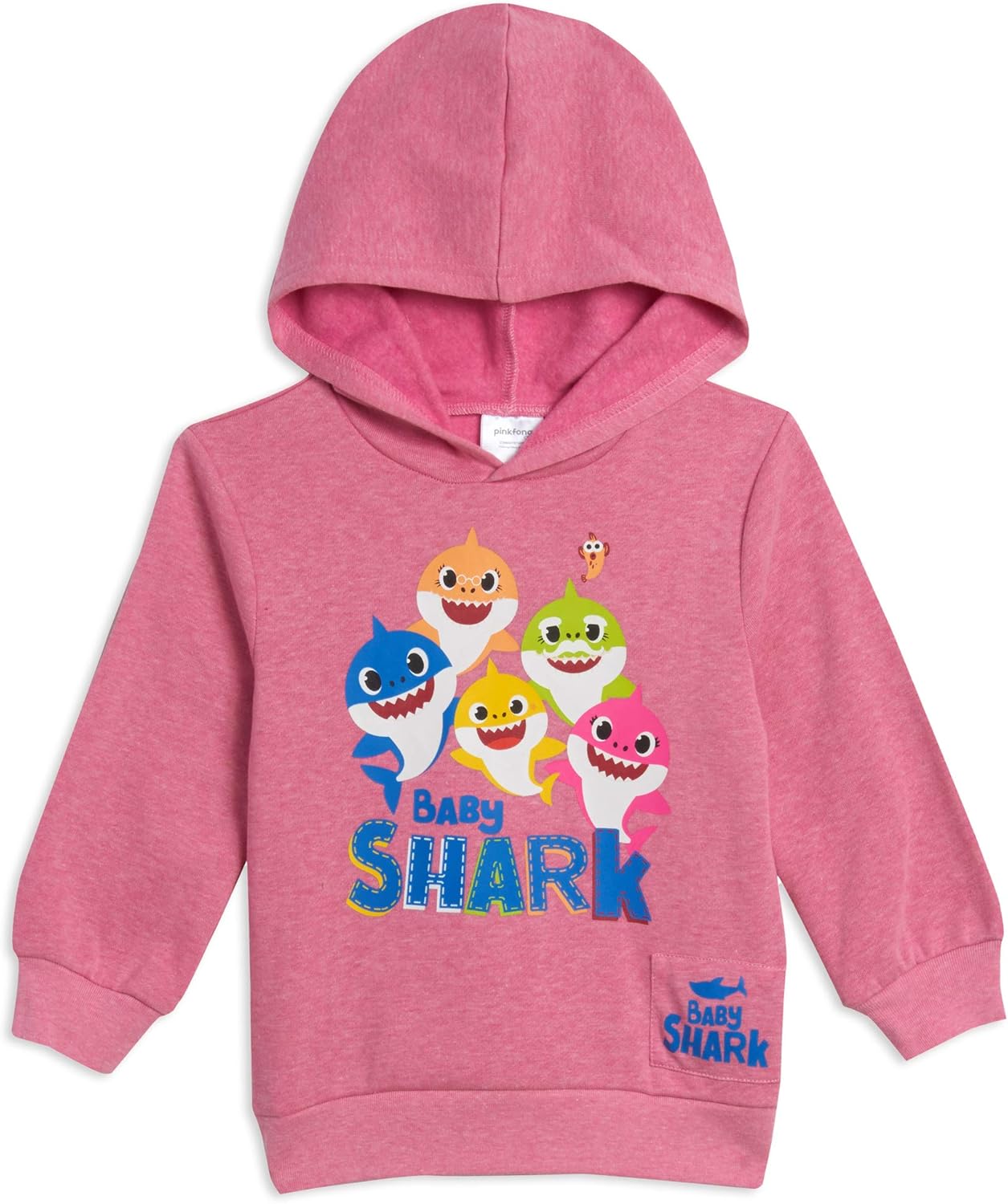 Baby Shark Toddler Girls Pullover Singing Fleece Hoodie Pink 3T: Amazon ...