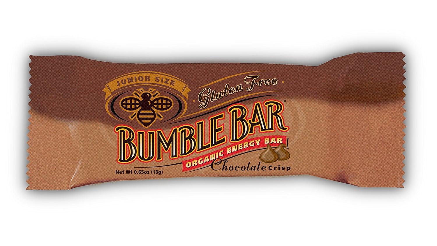 Amazon.com : BumbleBar Gluten Free Junior Chocolate Crisp, 0.65-Ounce ...
