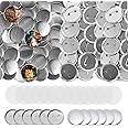Amazon.com: 200 Sets 1.45 Inch Button Maker Supplies 37mm Button Making ...