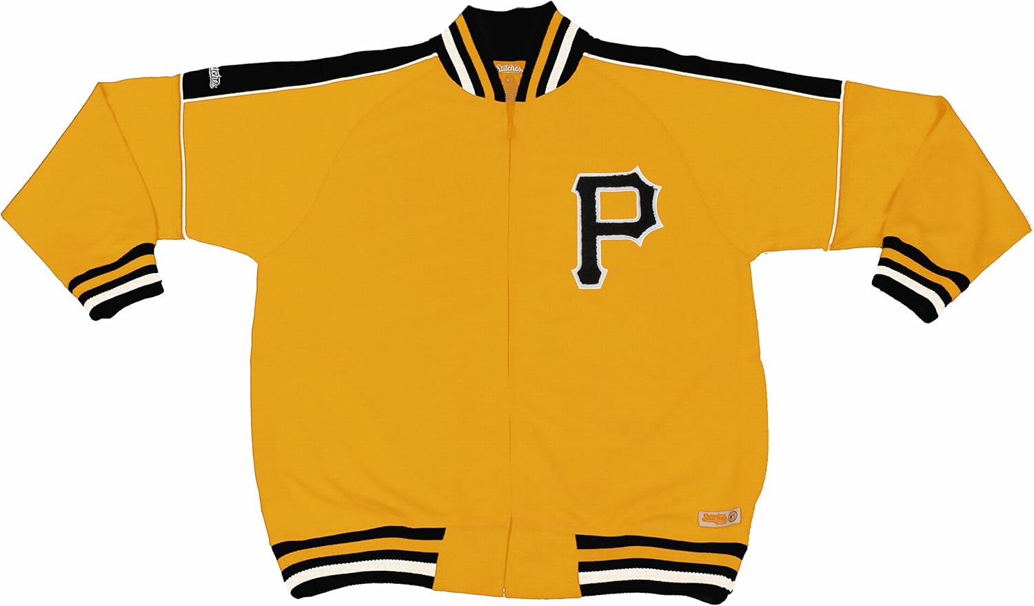 MLB Pittsburgh Pirates Contrast Shoulder Track Jacket, Yellow, XX-Large ...