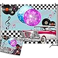 Amazon.com : 8X6 FT Fabric Back to 50's Sock Hop Theme Photography ...