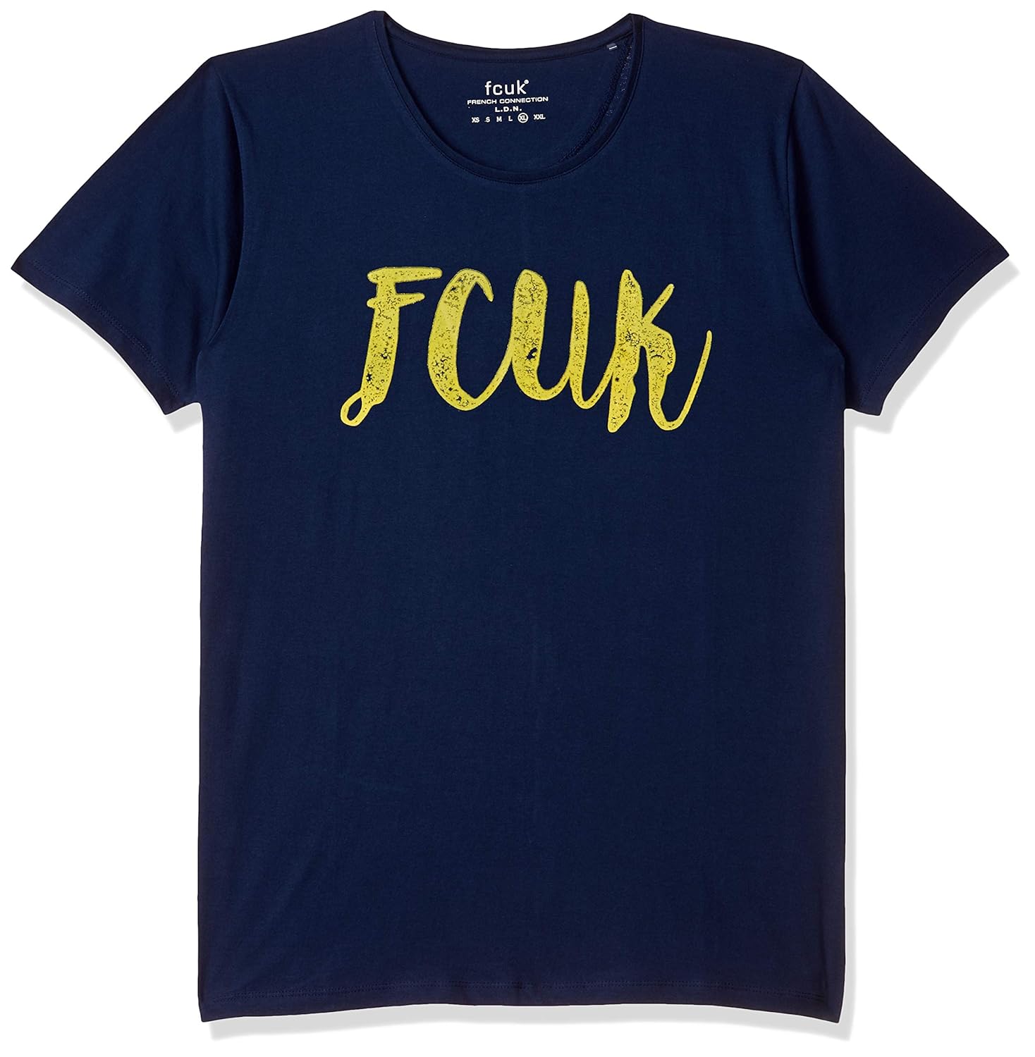 Buy French Connection Men's Printed Slim fit T-Shirt at Amazon.in