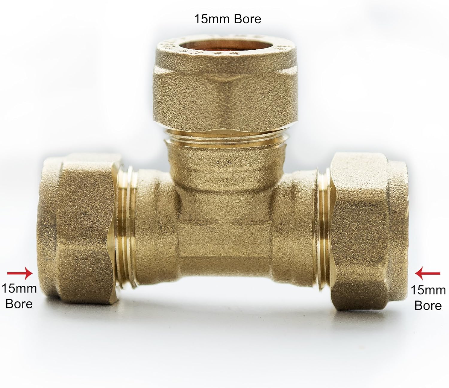 Compression Equal Tee - 15mm: Amazon.co.uk: DIY & Tools